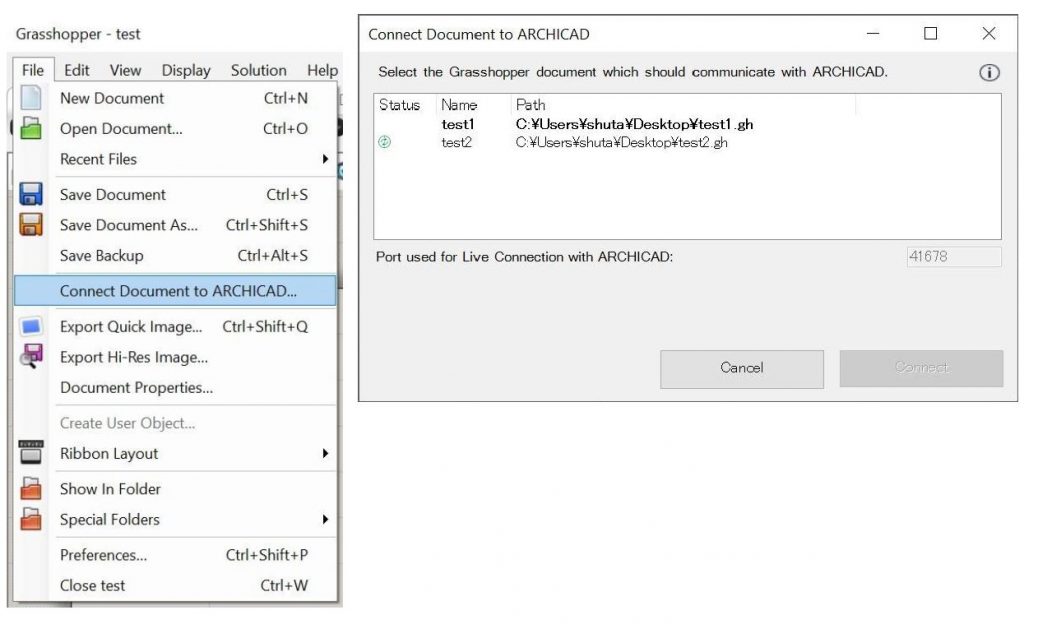 Grasshopper — ARCHICAD Live Connection